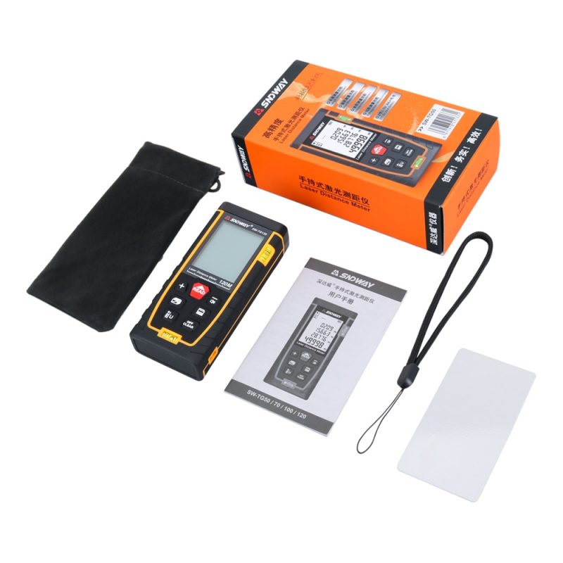 Sndway SW-TG 50m/70m/100/120m Range Laser Distance Meter | Sndway
