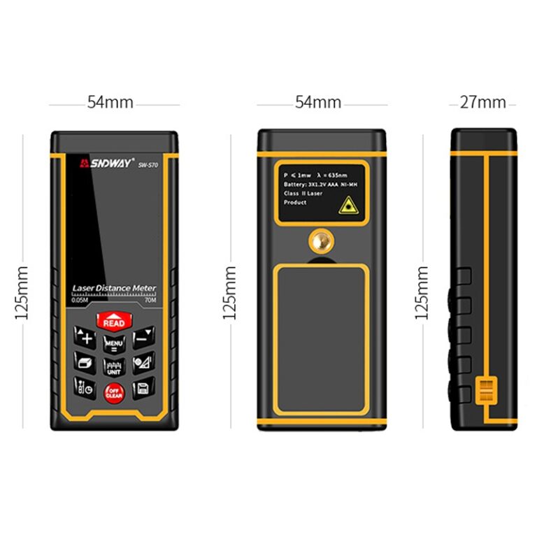 SNDWAY S Series Laser Rangefinder Handheld Infrared Electronic Ruler ...